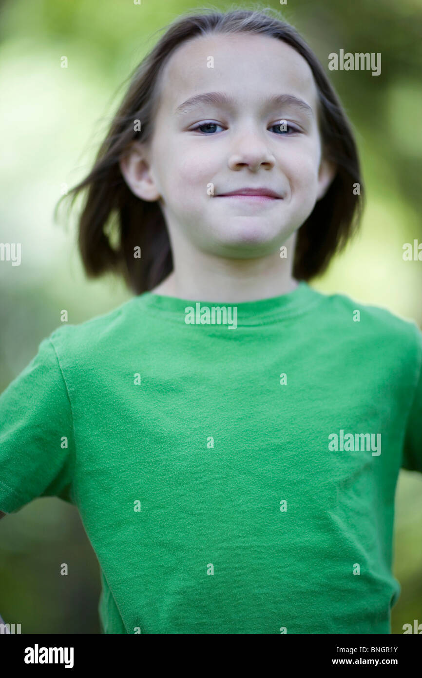 Portrait of a girl smiling, Texas, USA Stock Photo - Alamy