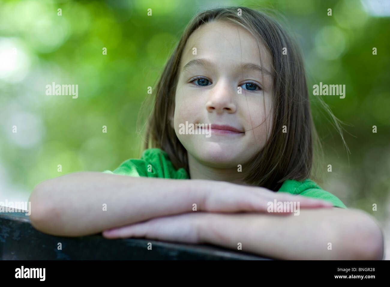 Portrait of a girl smiling, Texas, USA Stock Photo - Alamy