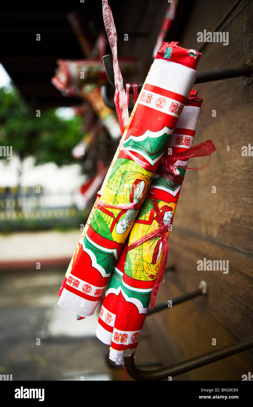 Close-up of Wish-Making Paper, Lam Tsuen Wishing Trees in Taipo, Hong ...