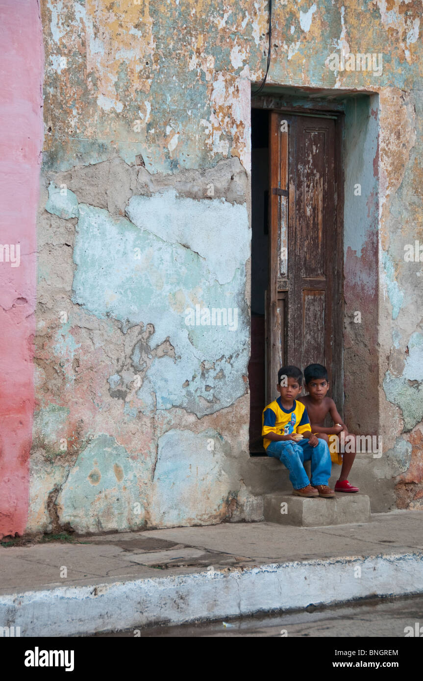 Cuban Street Life, Trinidad, Cuba Stock Photo - Alamy