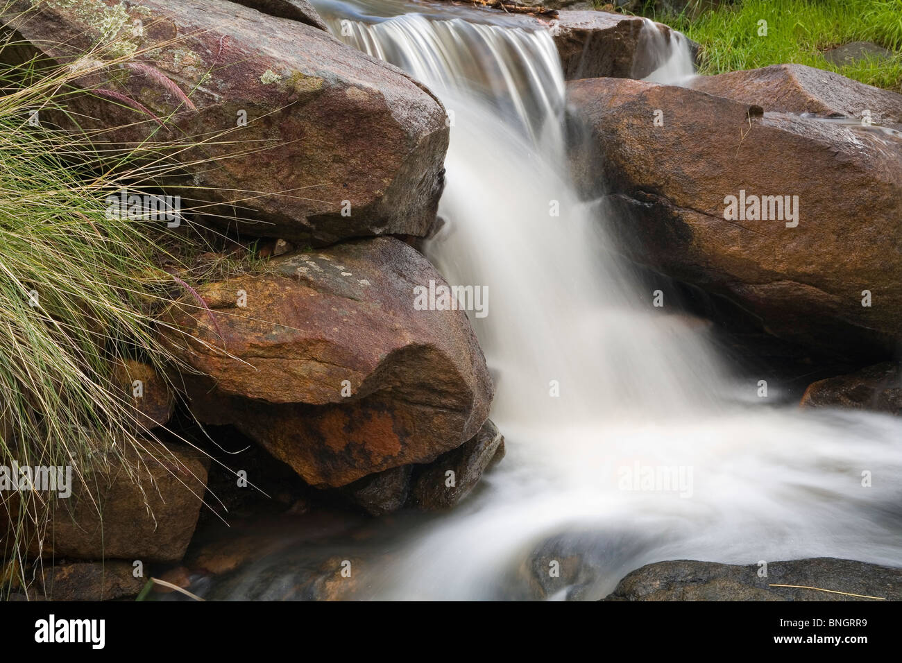 Waterfall in the Western Australian Avon Valley in the hills outside of ...
