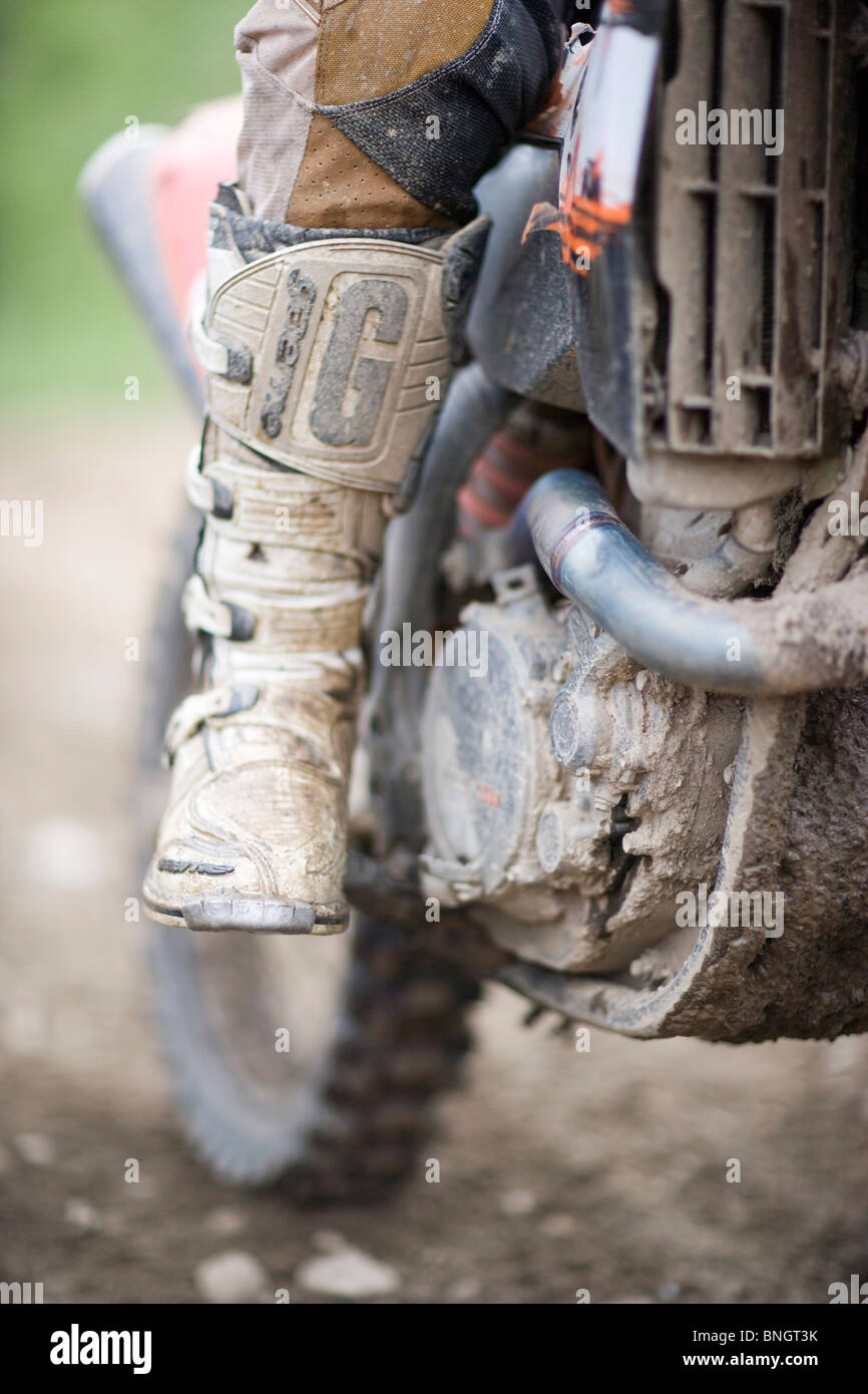 Dirty motorcycle boots hi-res stock photography and images - Alamy