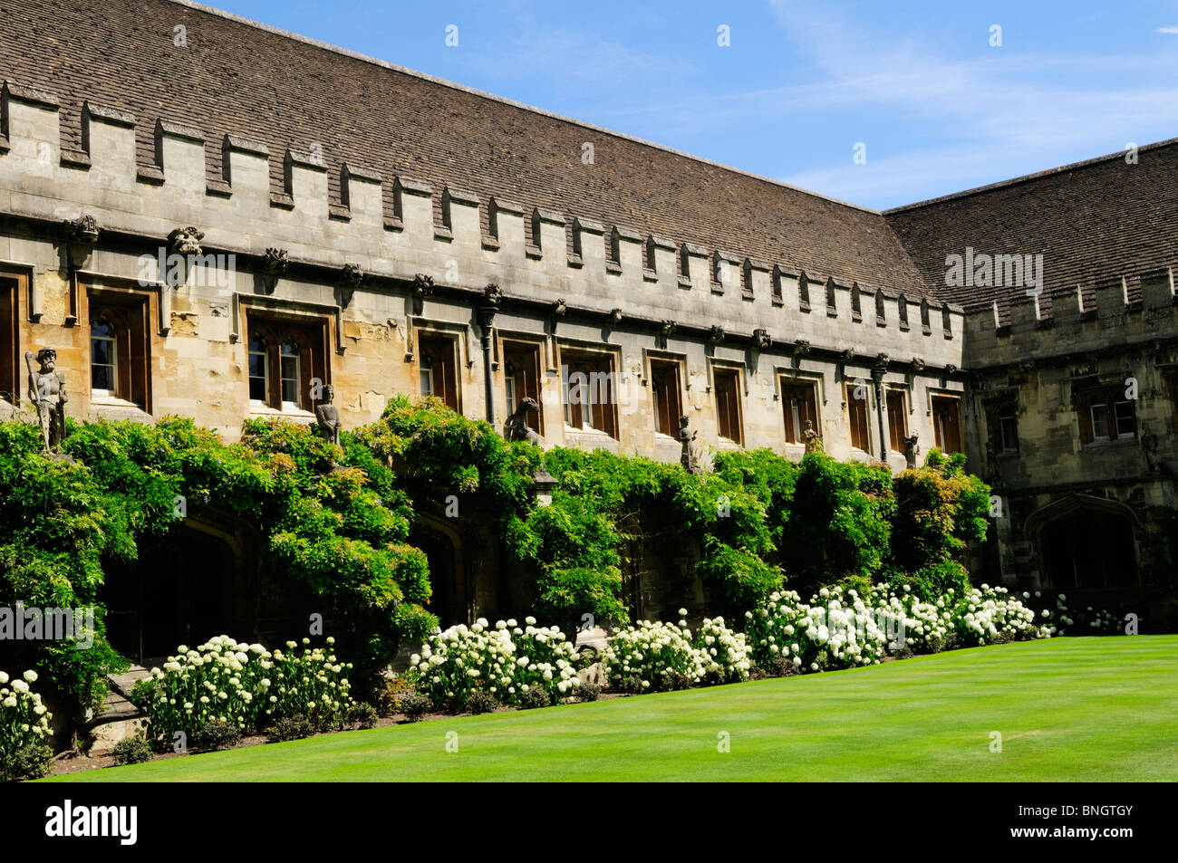 Oxford college cloister hi-res stock photography and images - Alamy