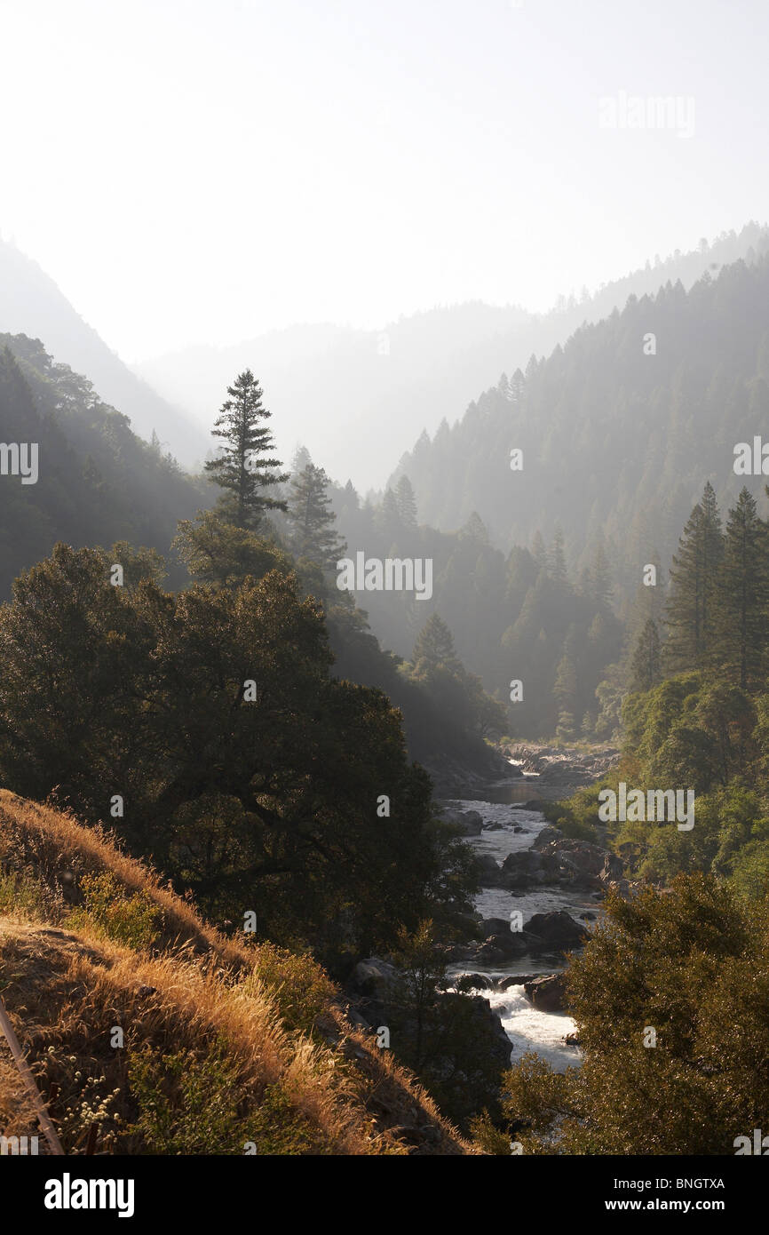 River in a valley Stock Photo - Alamy