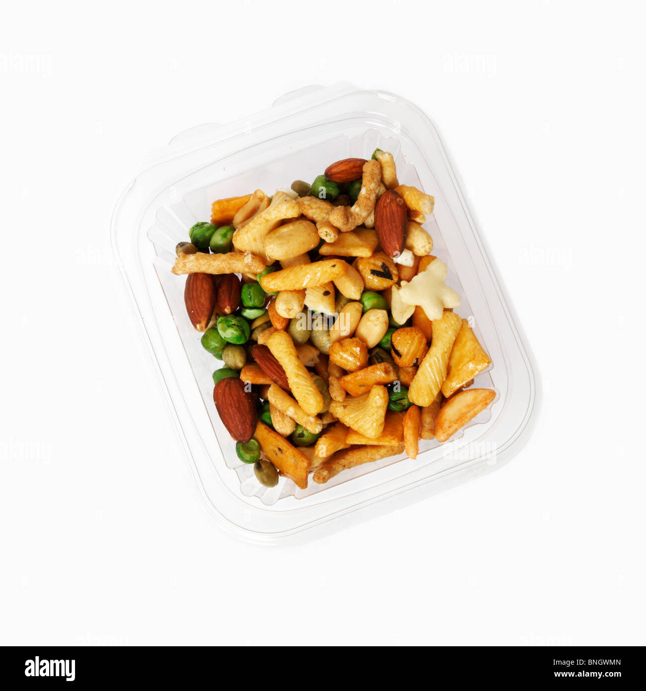 Close-up of a platter of mixed nuts snack Stock Photo - Alamy