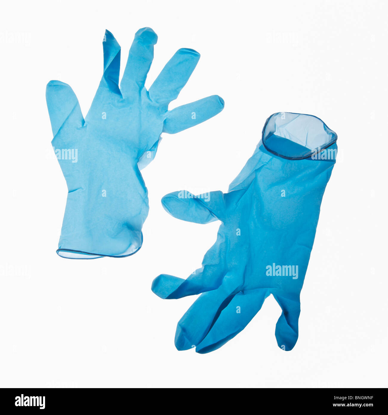 Plastic gloves Cut Out Stock Images & Pictures - Alamy