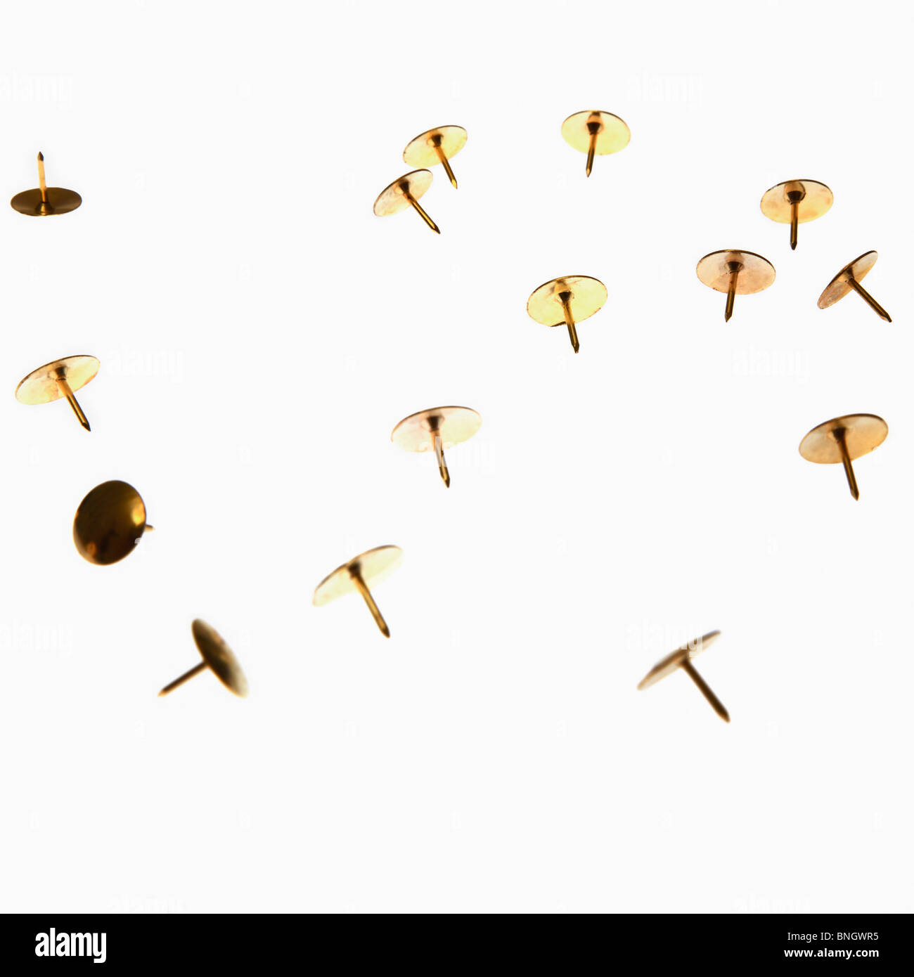 Close-up of thumbtacks Stock Photo - Alamy