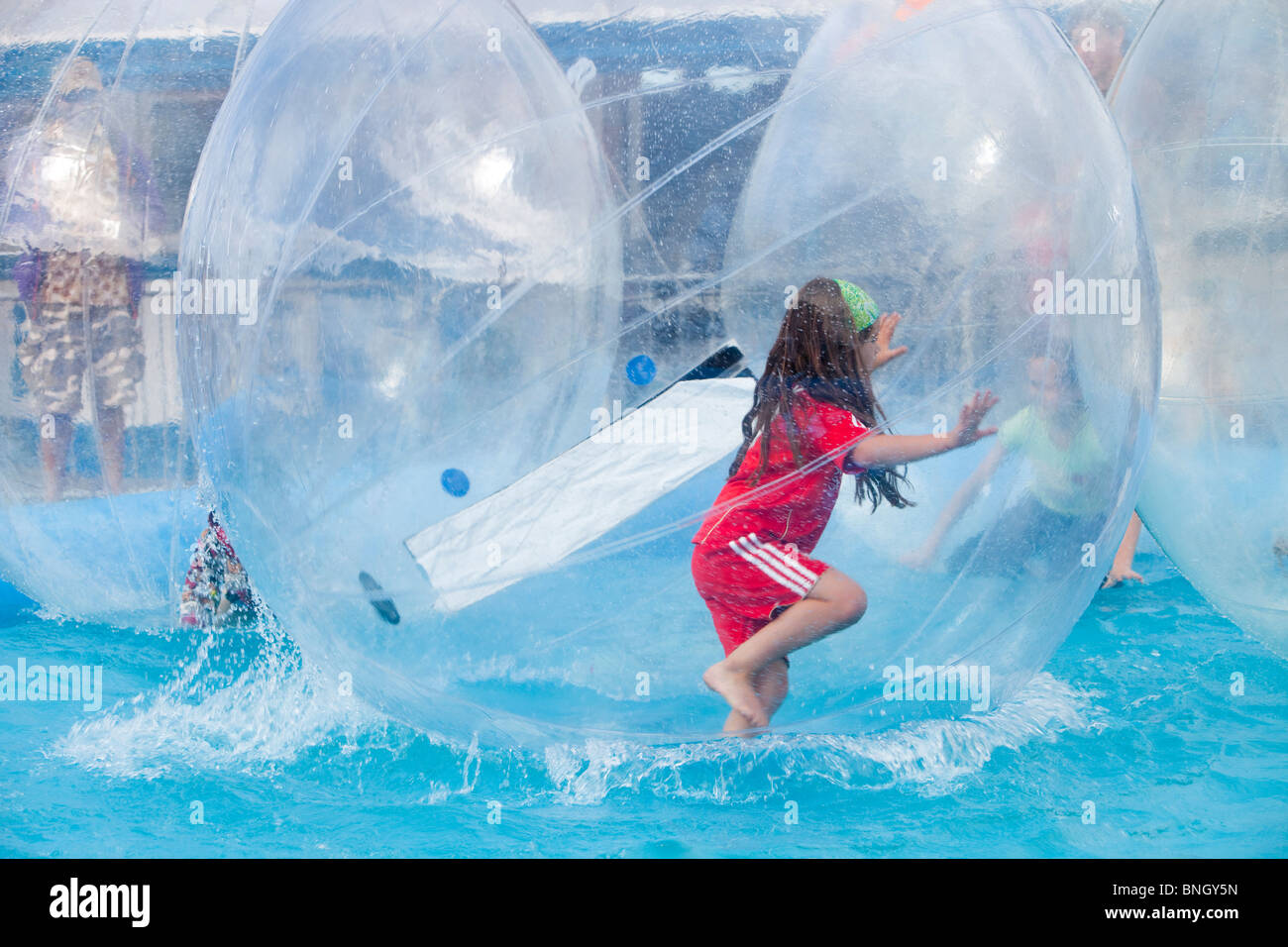 Water walking bubble hi-res stock photography and images - Alamy