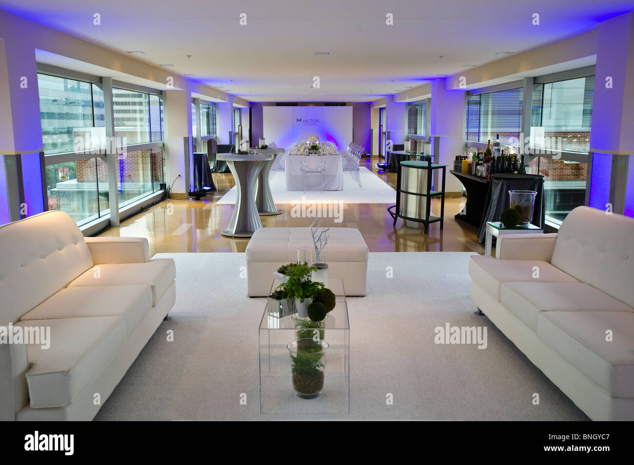 modern furniture cocktail area Stock Photo - Alamy