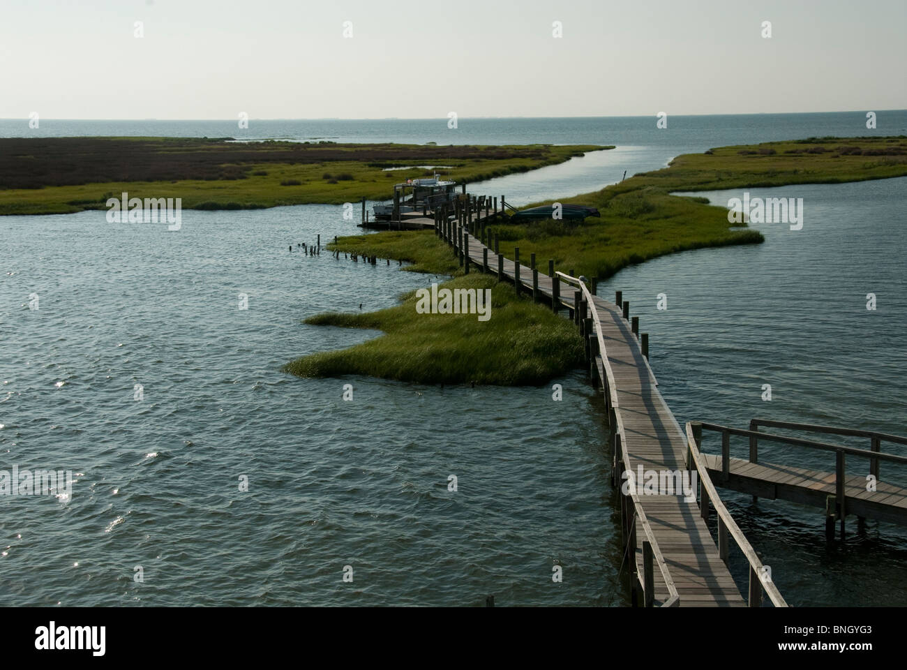 Dock, Fox Island Virginia Stock Photo - Alamy