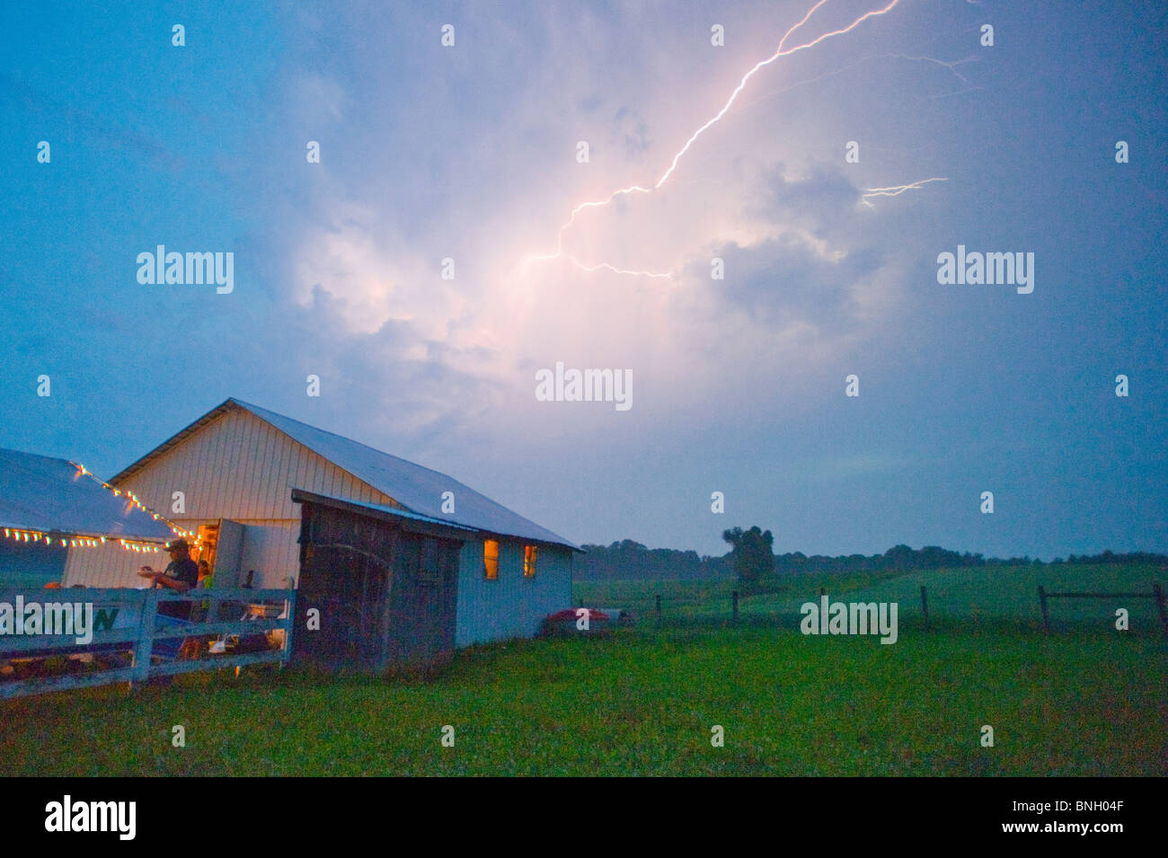 Lightning farm hi-res stock photography and images - Alamy