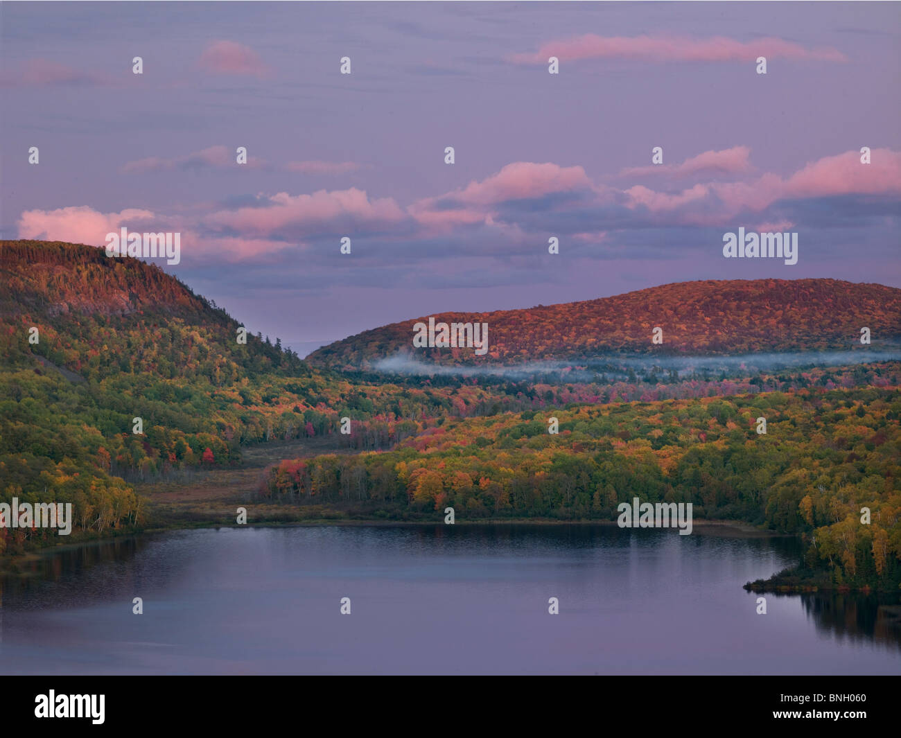 Fall color porcupine mountains state park hi-res stock photography and ...