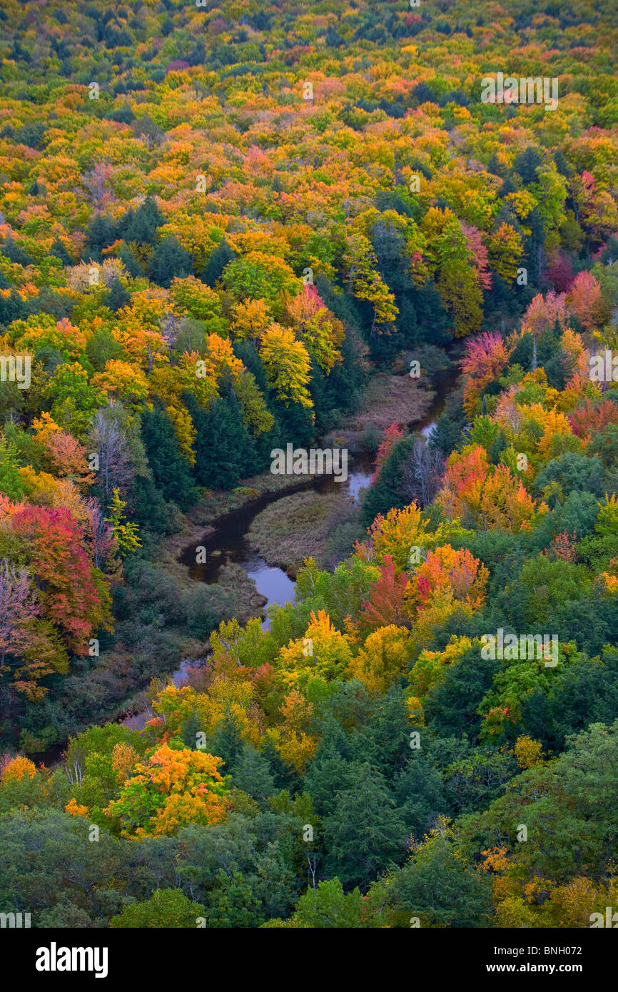 Fall color porcupine mountains state park hi-res stock photography and ...