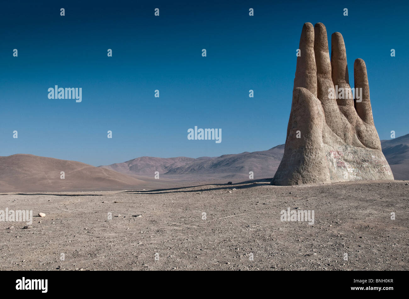 The Hand Of The Atacama Desert, Northern Chile. South America Stock ...