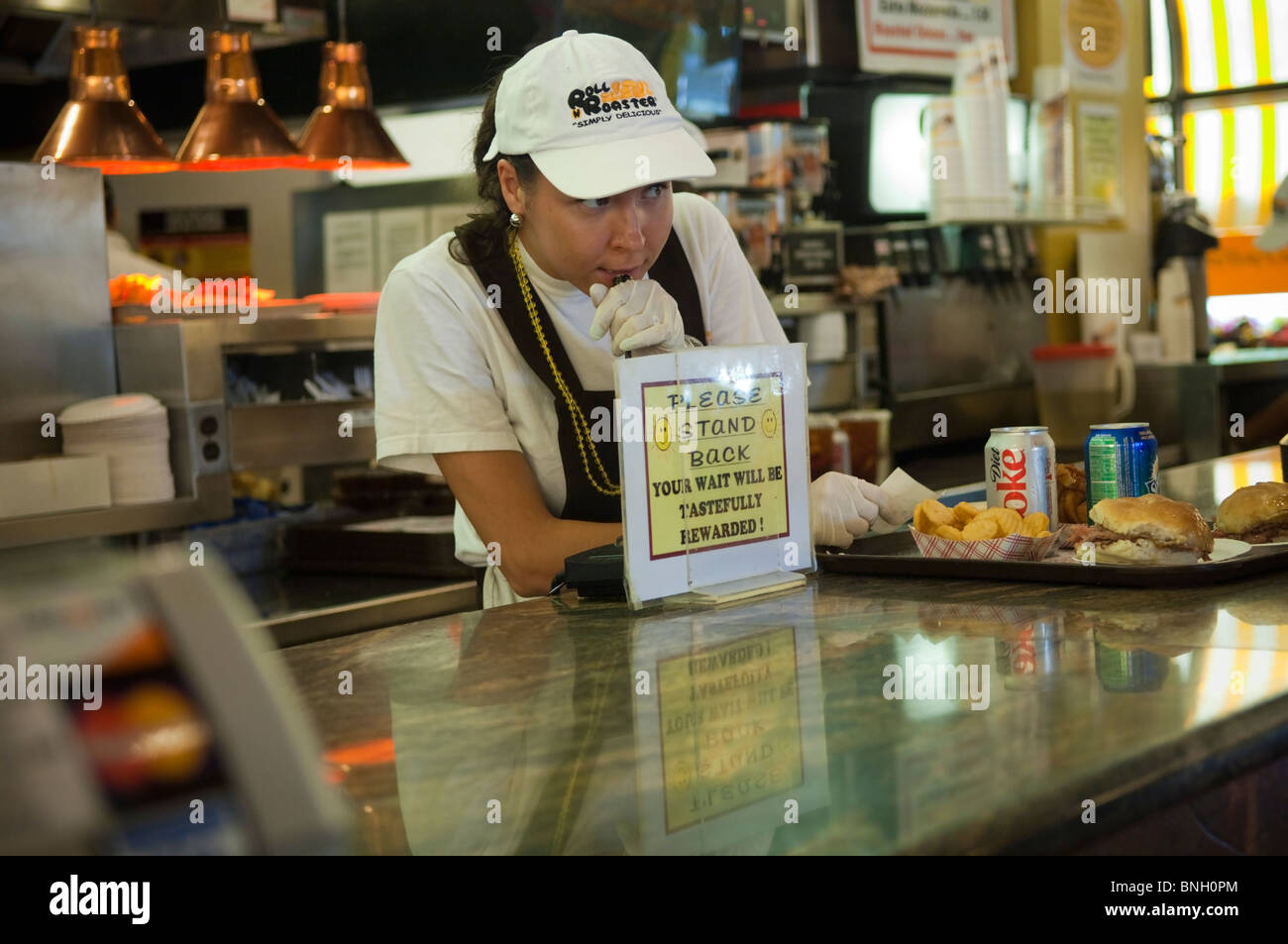 The Roll-N-Roaster fast food restaurant in the Sheepshead Bay ...