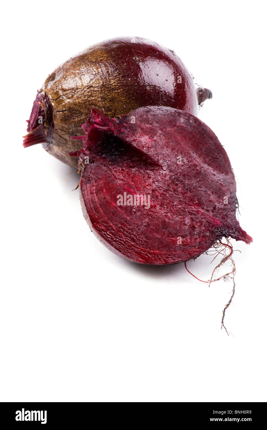 object on white - food beet close up Stock Photo - Alamy