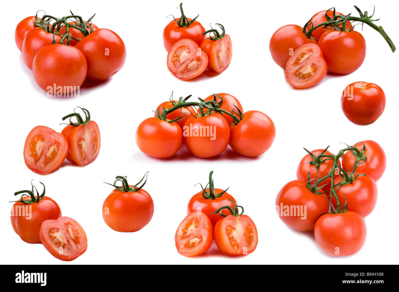 object on white - food tomato close up Stock Photo - Alamy