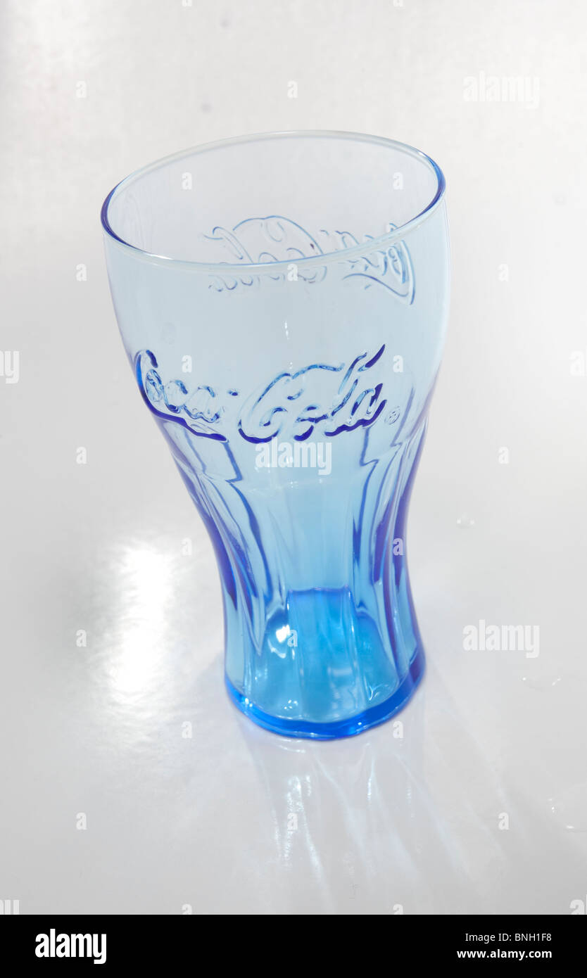 Empty Coca Cola glass - cut out, cutout Stock Photo - Alamy