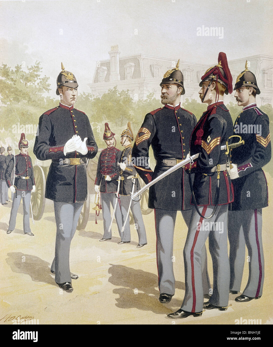 Enlisted Men, Staff Corps and Artillery by Henry Alexander Ogden, (1856 ...