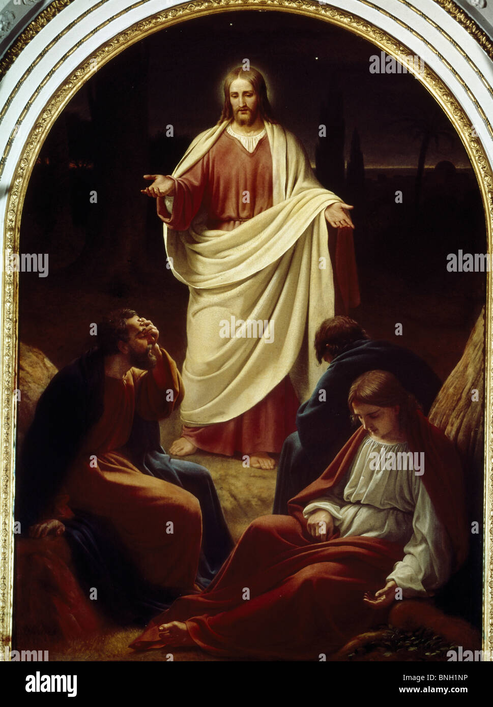 Sleeping disciple hi-res stock photography and images - Alamy