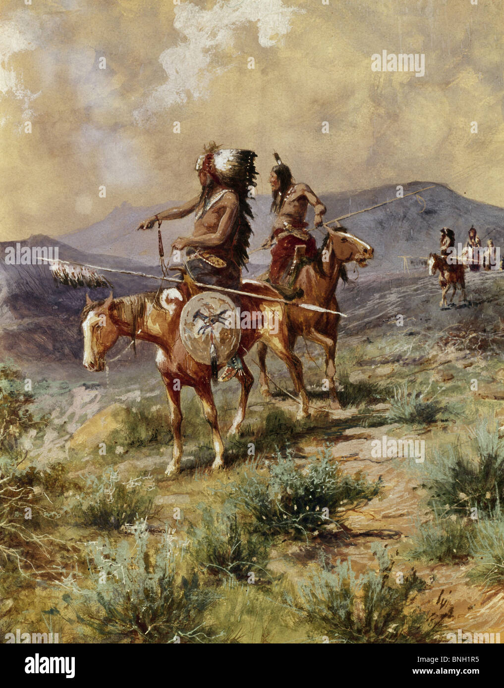 Edgar samuel paxson hi-res stock photography and images - Alamy