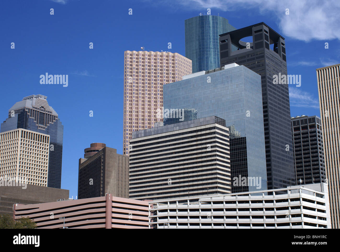 Modern buildings in Houston Texas Stock Photo - Alamy