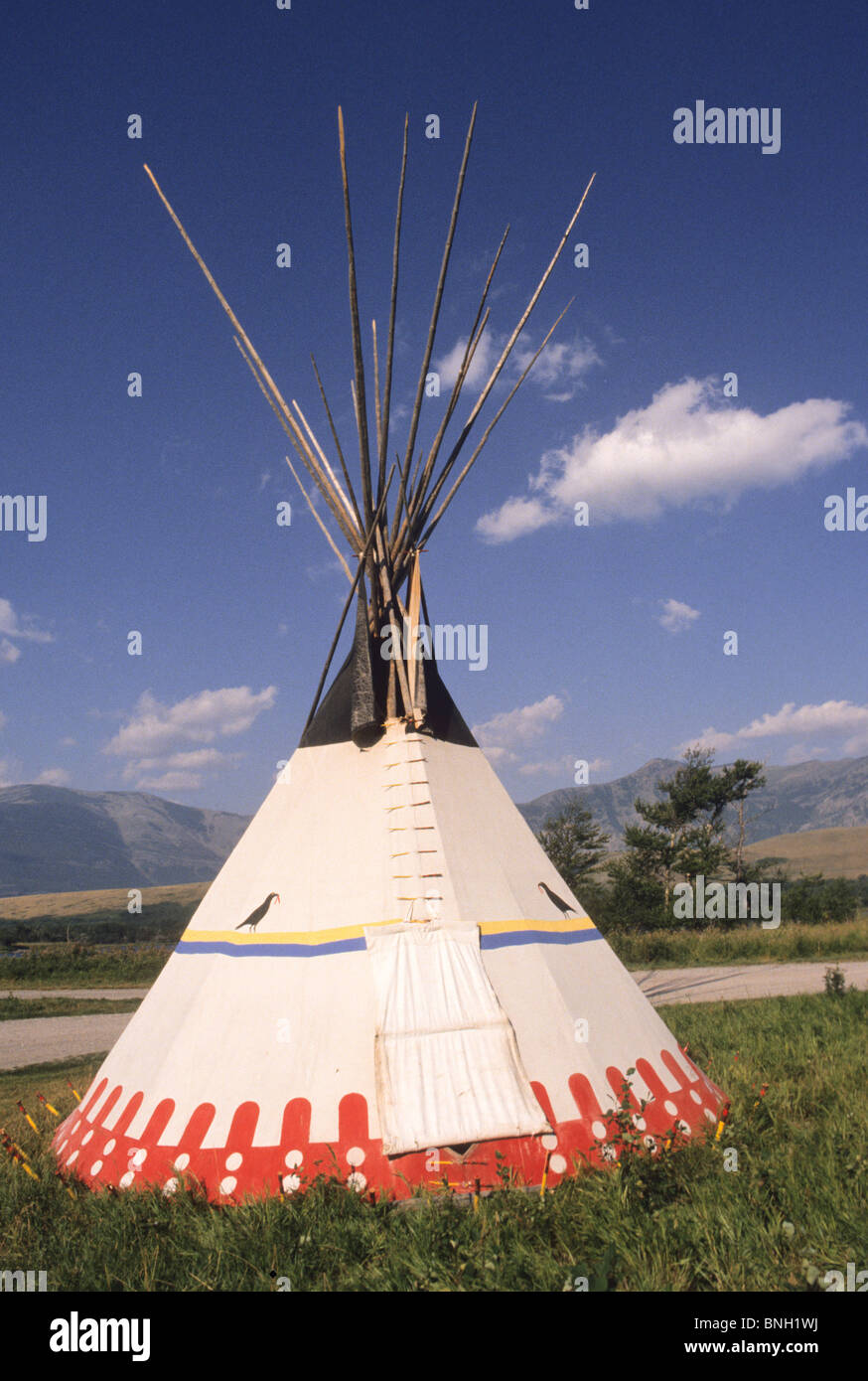 The teepee is the traditional housing for the American Indian Stock ...