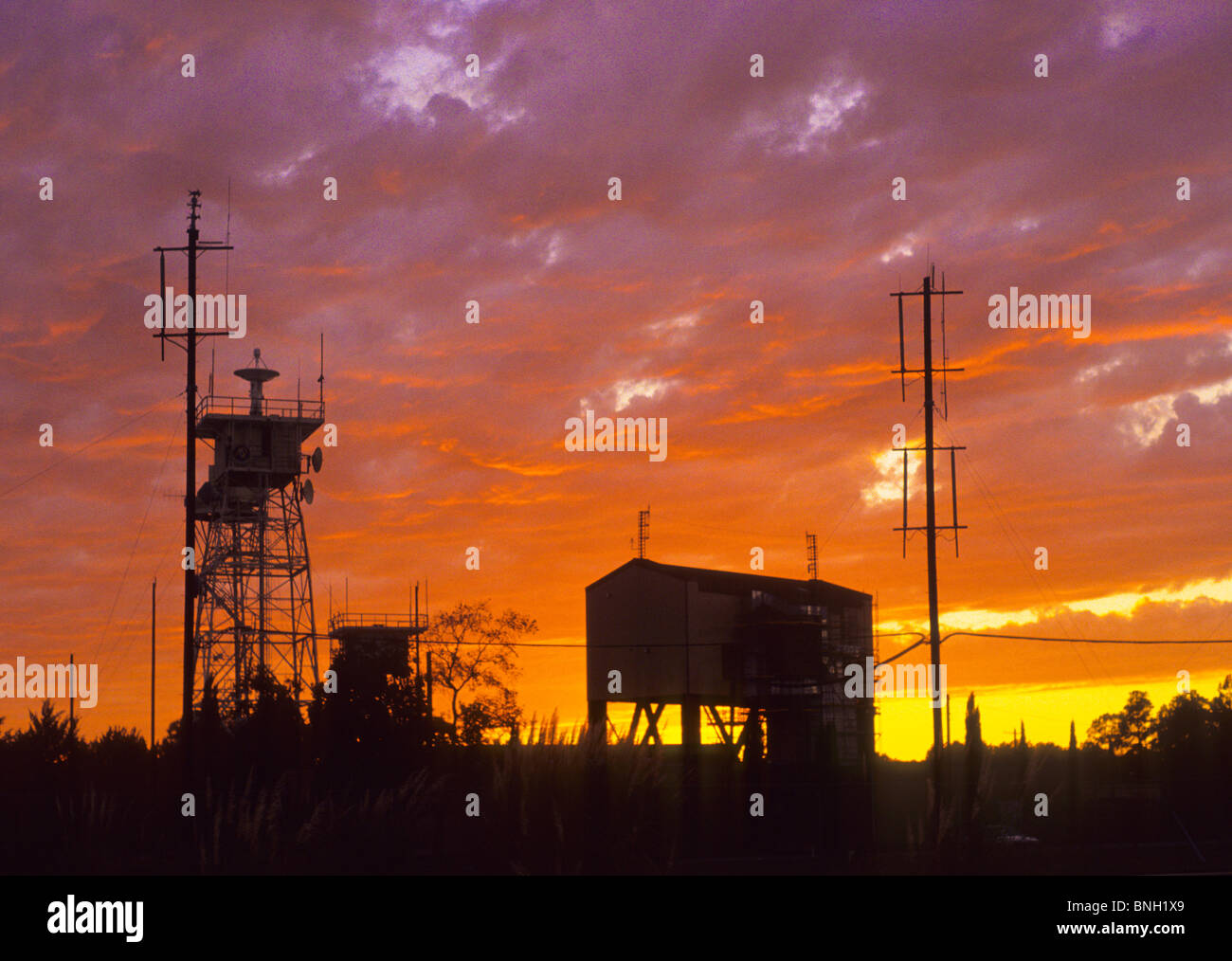 Towering orange towers hi-res stock photography and images - Alamy