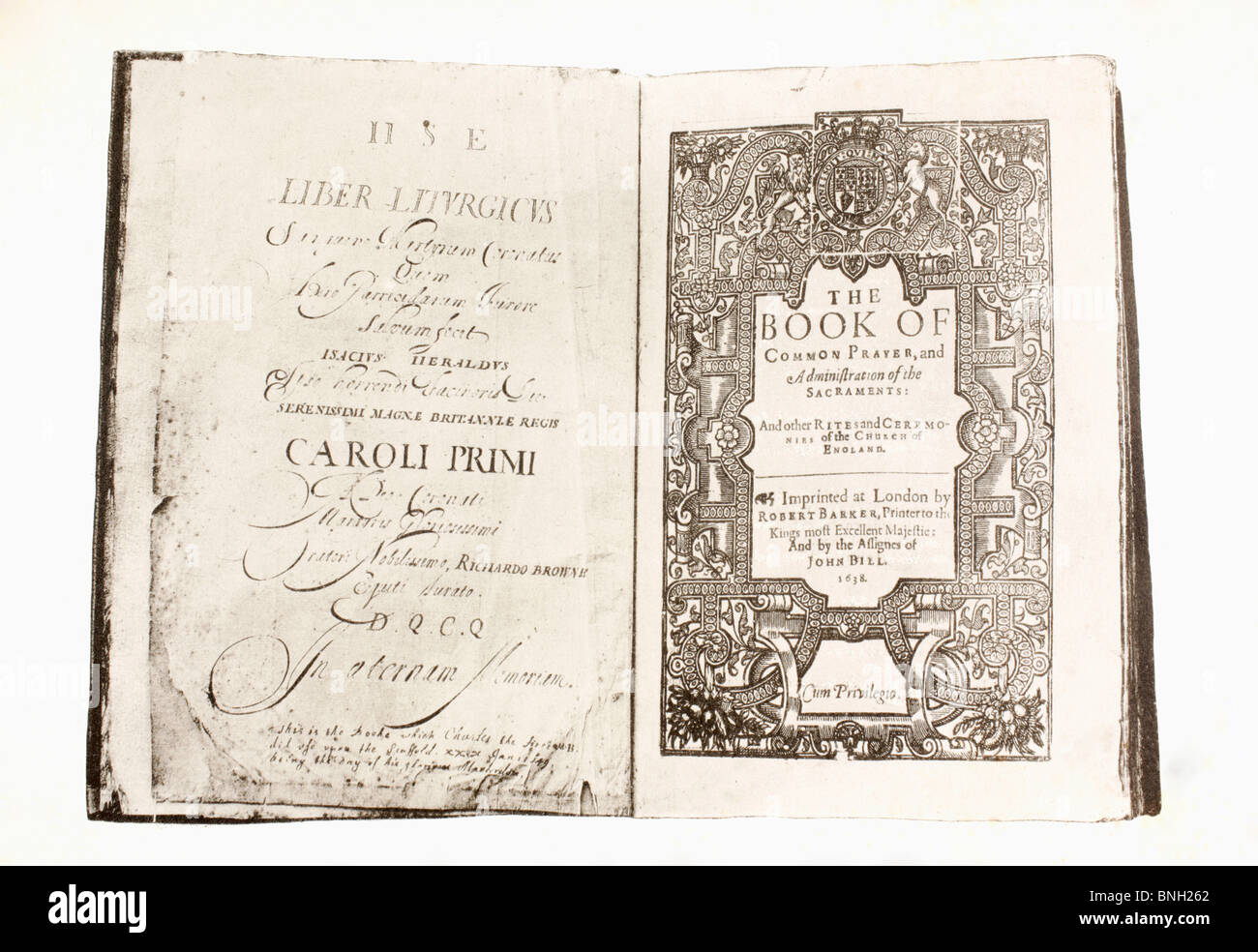 Prayer Book used by King Charles I when on the scaffold before his ...