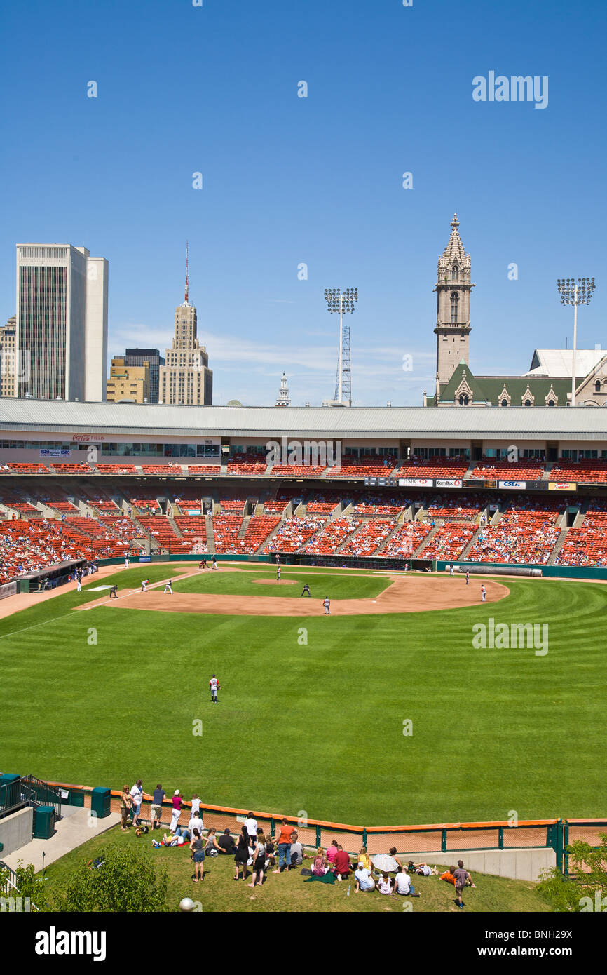 Coca-Cola Baseball Field, home of the Triple-A Buffalo Bisons of the ...