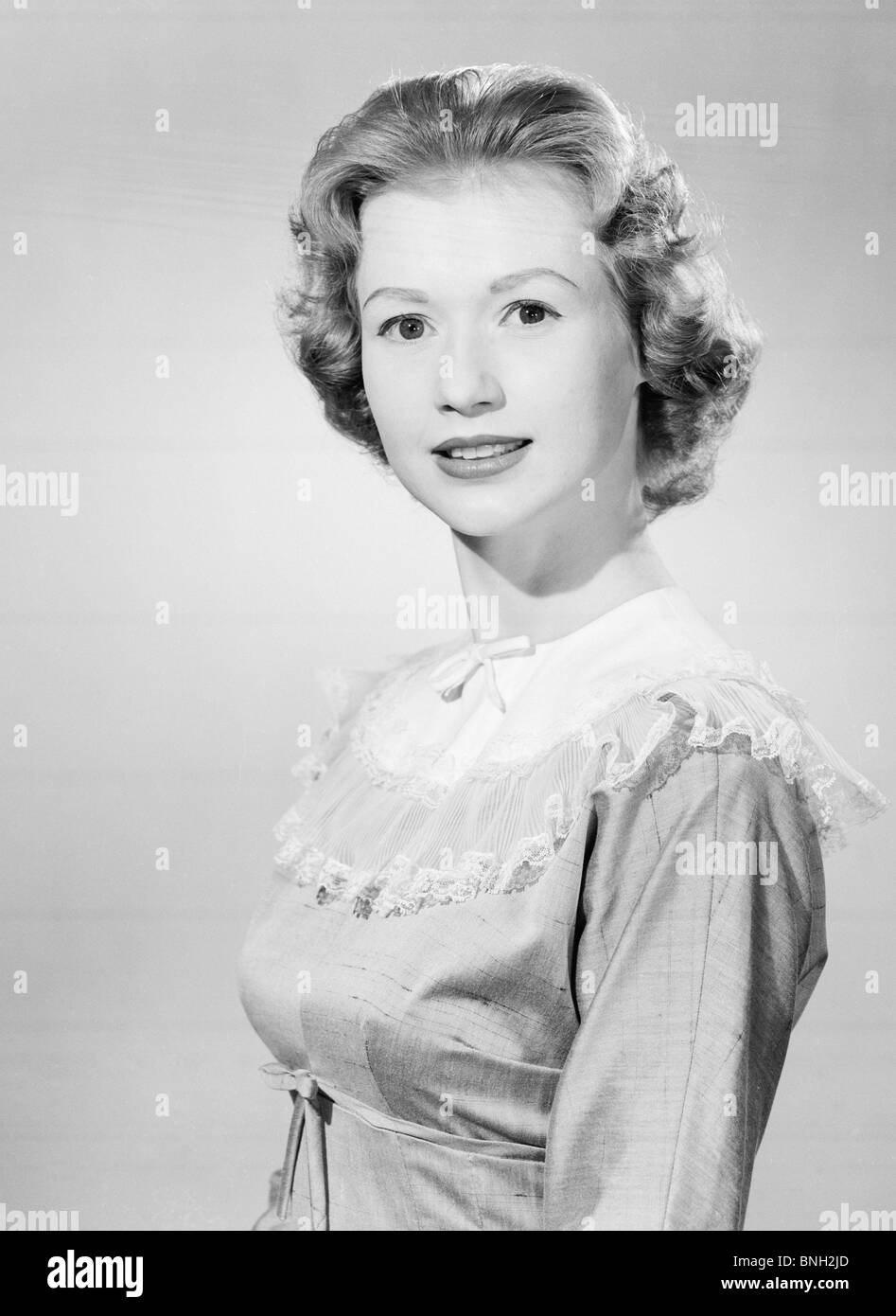 Side view portrait people Black and White Stock Photos & Images - Alamy