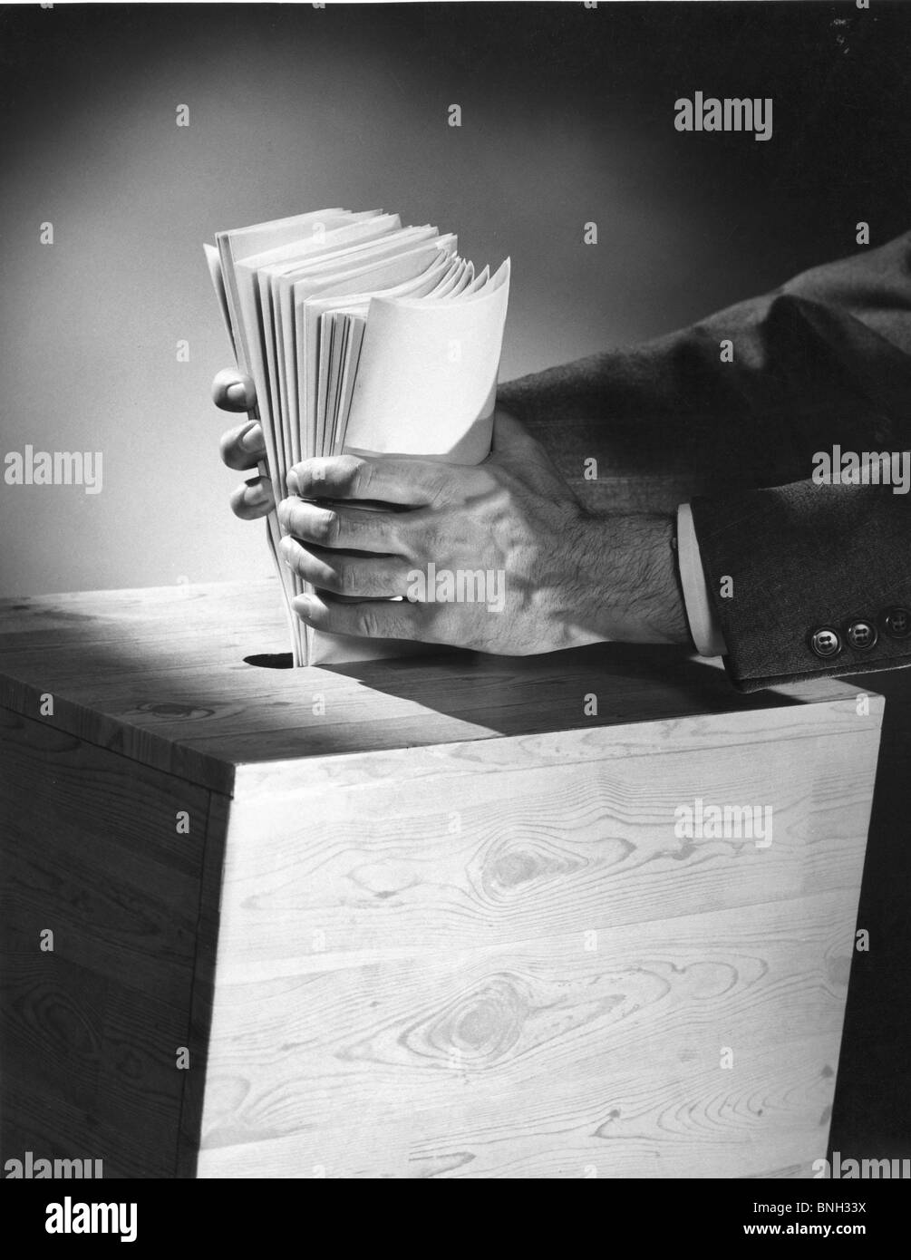 Ballot ballots Black and White Stock Photos & Images - Alamy