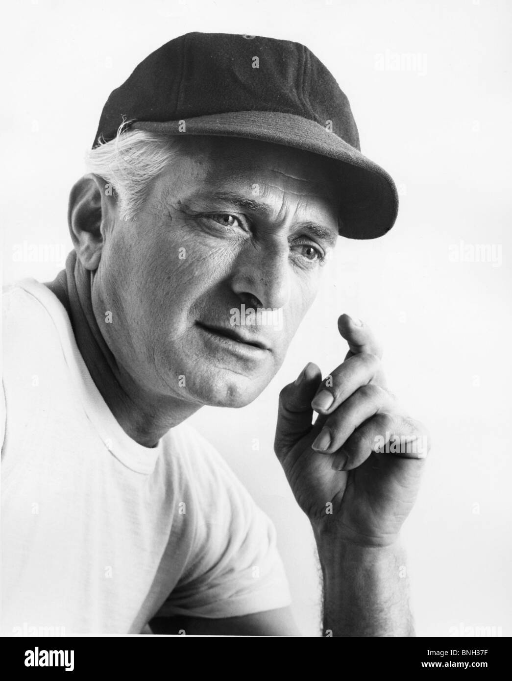 Close-up of a coach thinking Stock Photo - Alamy