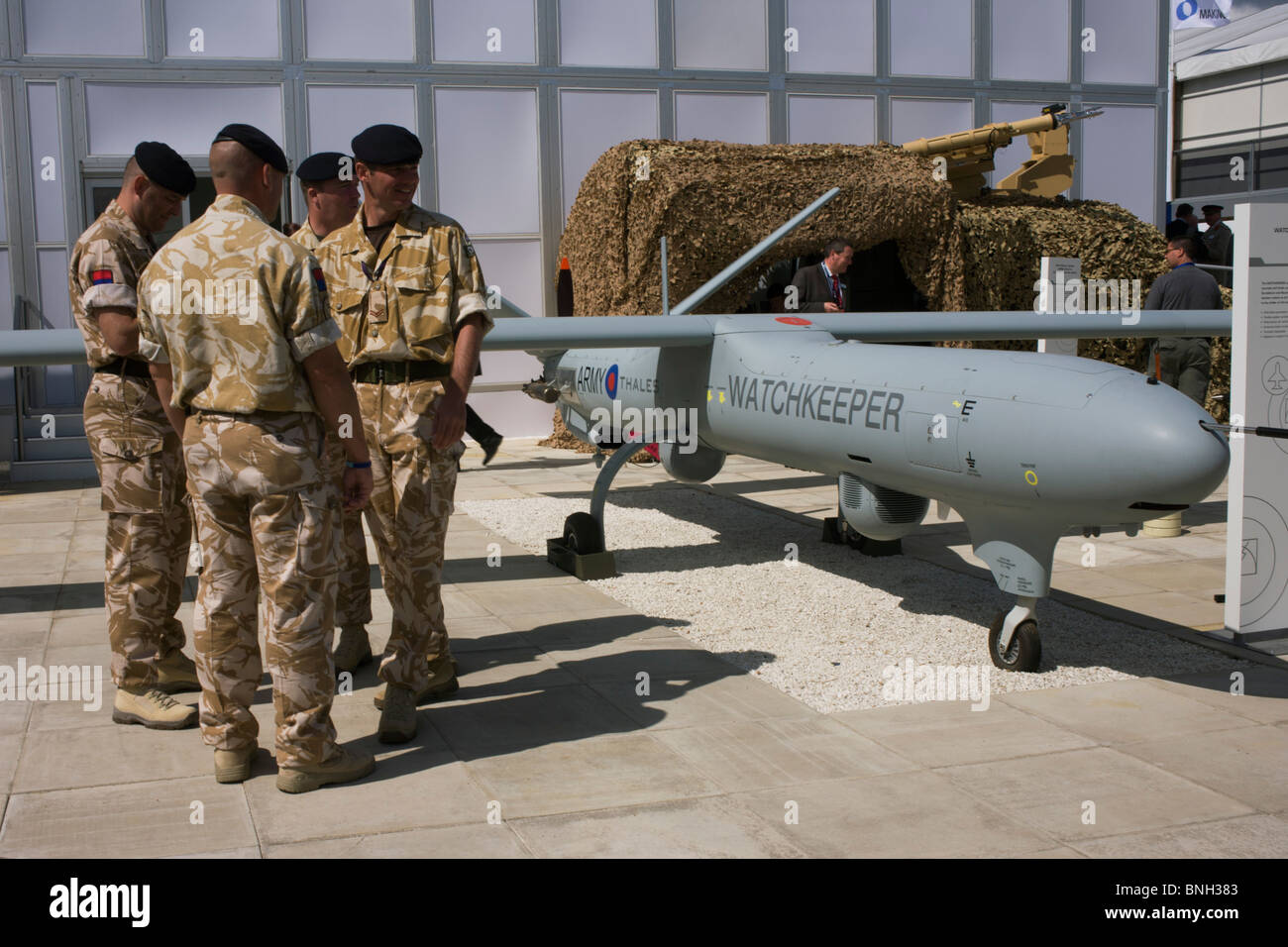 British army and watchkeeper drone hi-res stock photography and images ...