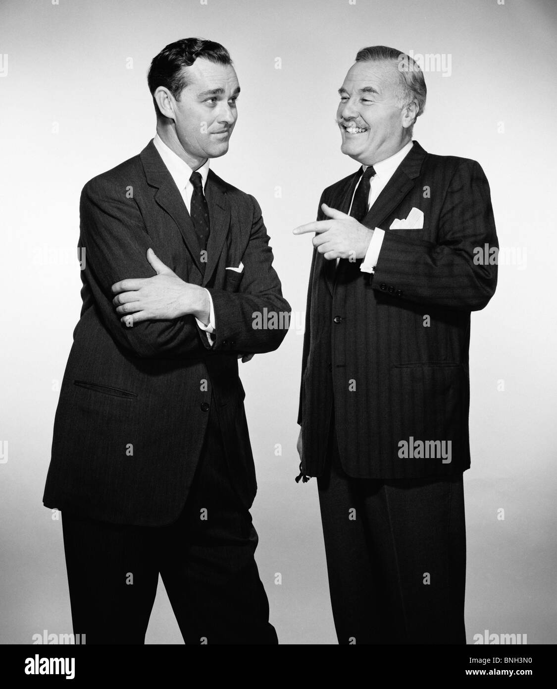 Smile at each other Black and White Stock Photos & Images - Alamy