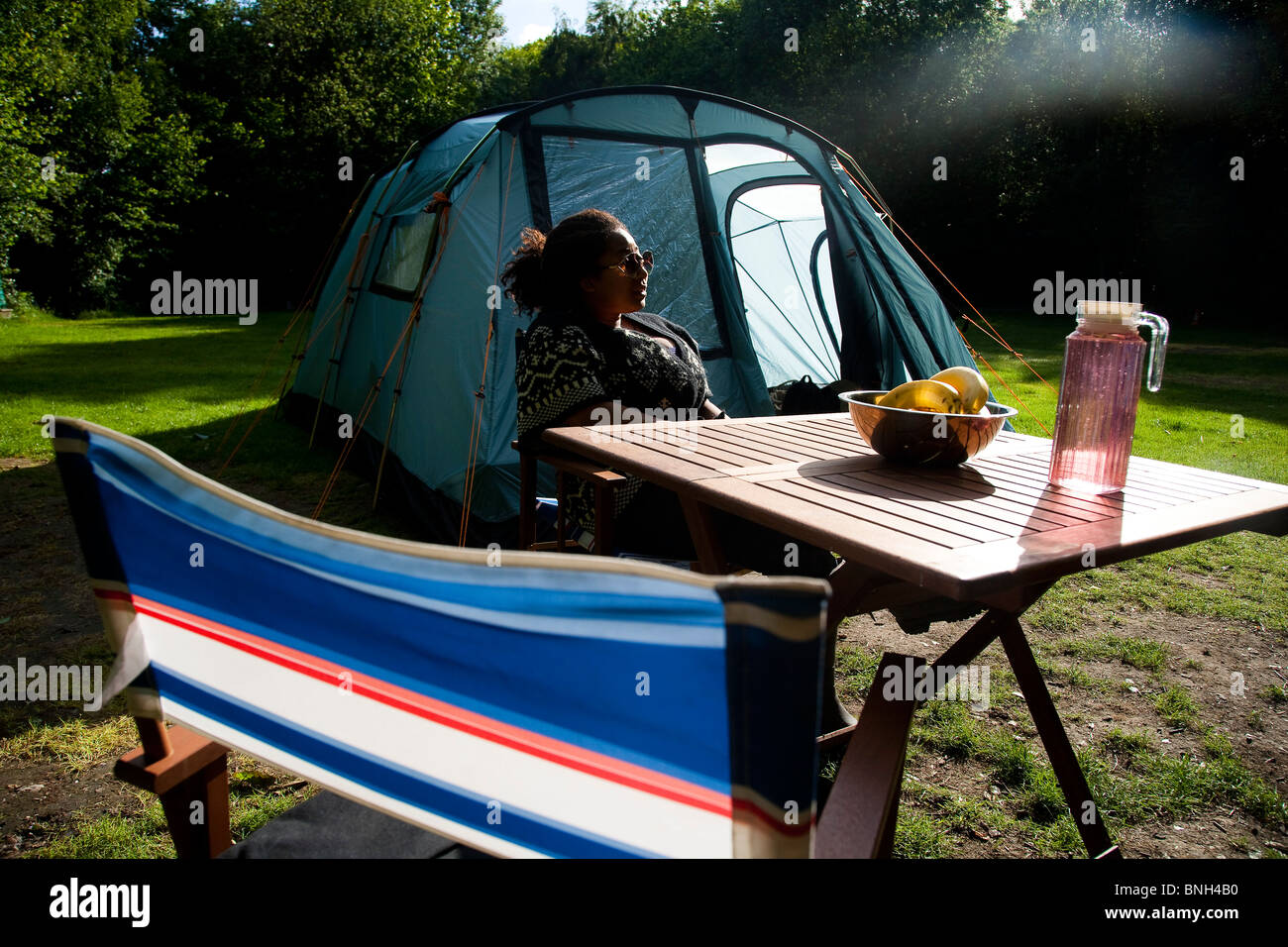 British camping hi-res stock photography and images - Alamy