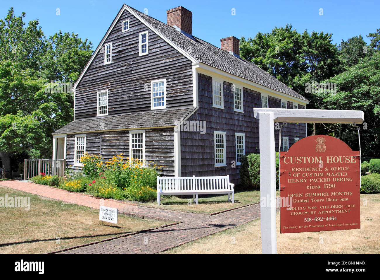 The first customs house in the United States circa 1790 Sag Harbor Long ...