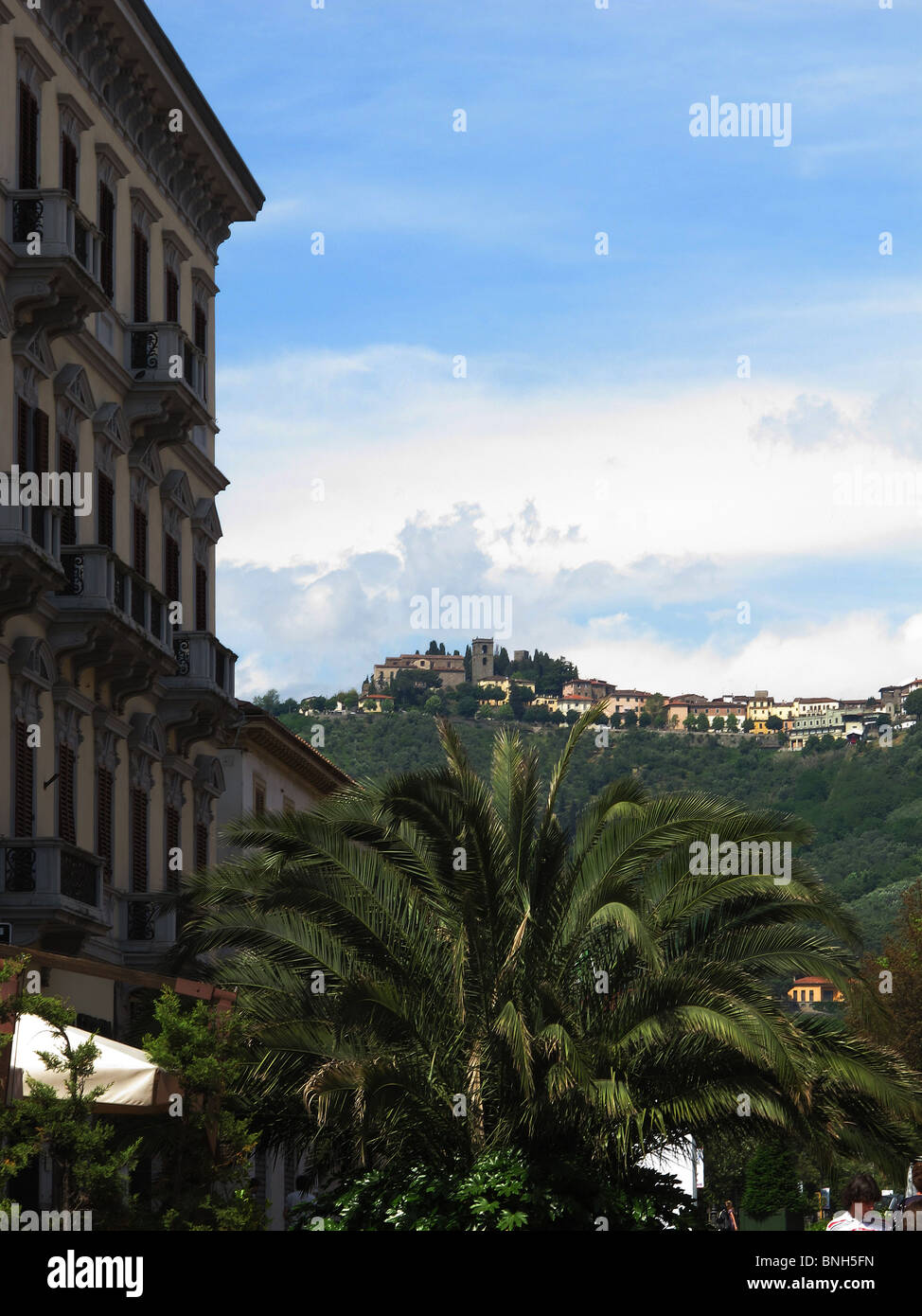 Montecatini Alto from Montecatini Terme-1 Stock Photo - Alamy