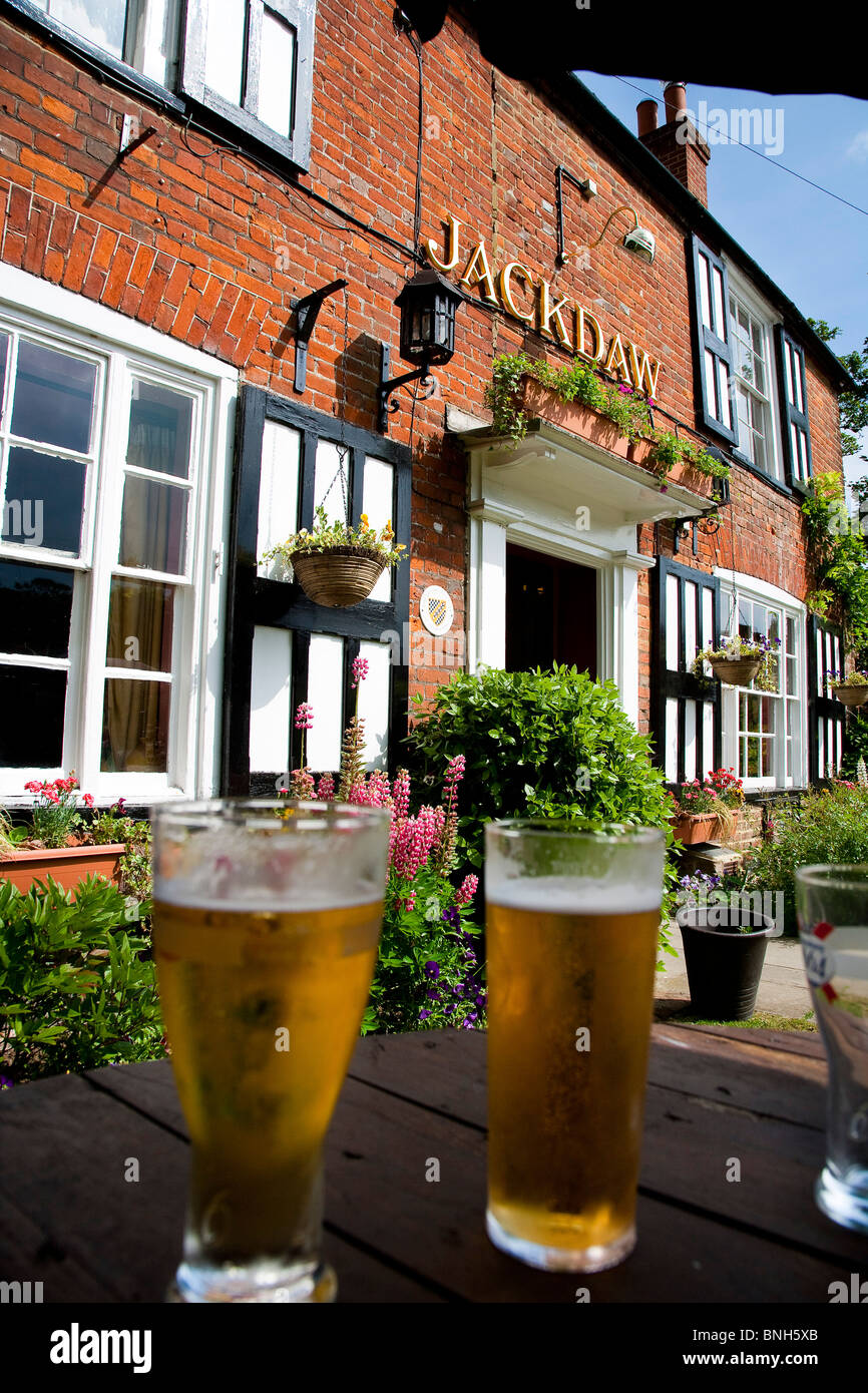 The Jackdaw Pub in Kent Stock Photo - Alamy