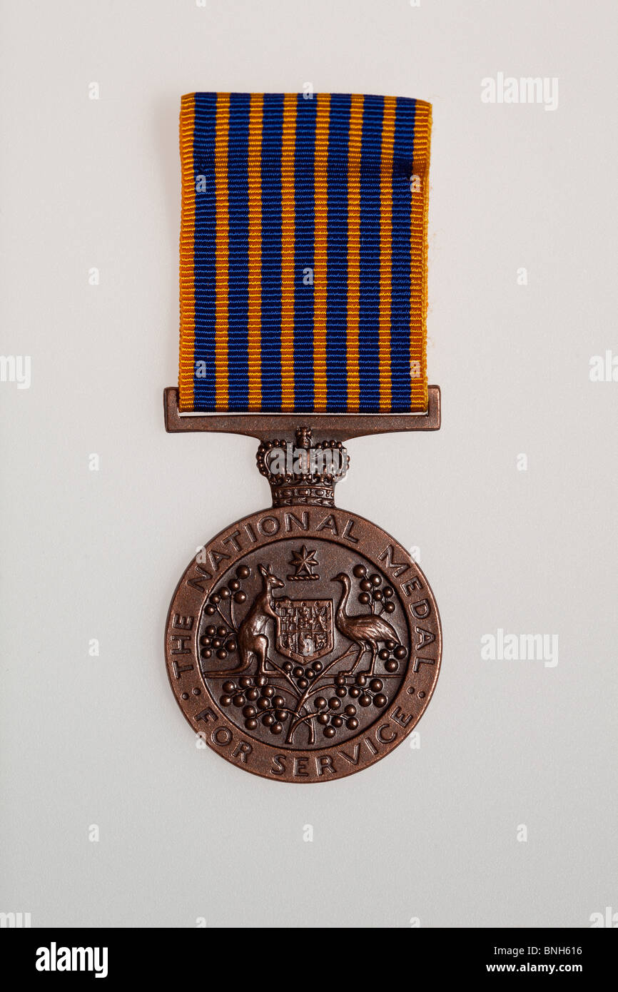 The National Medal is an Australian award given for long service by ...