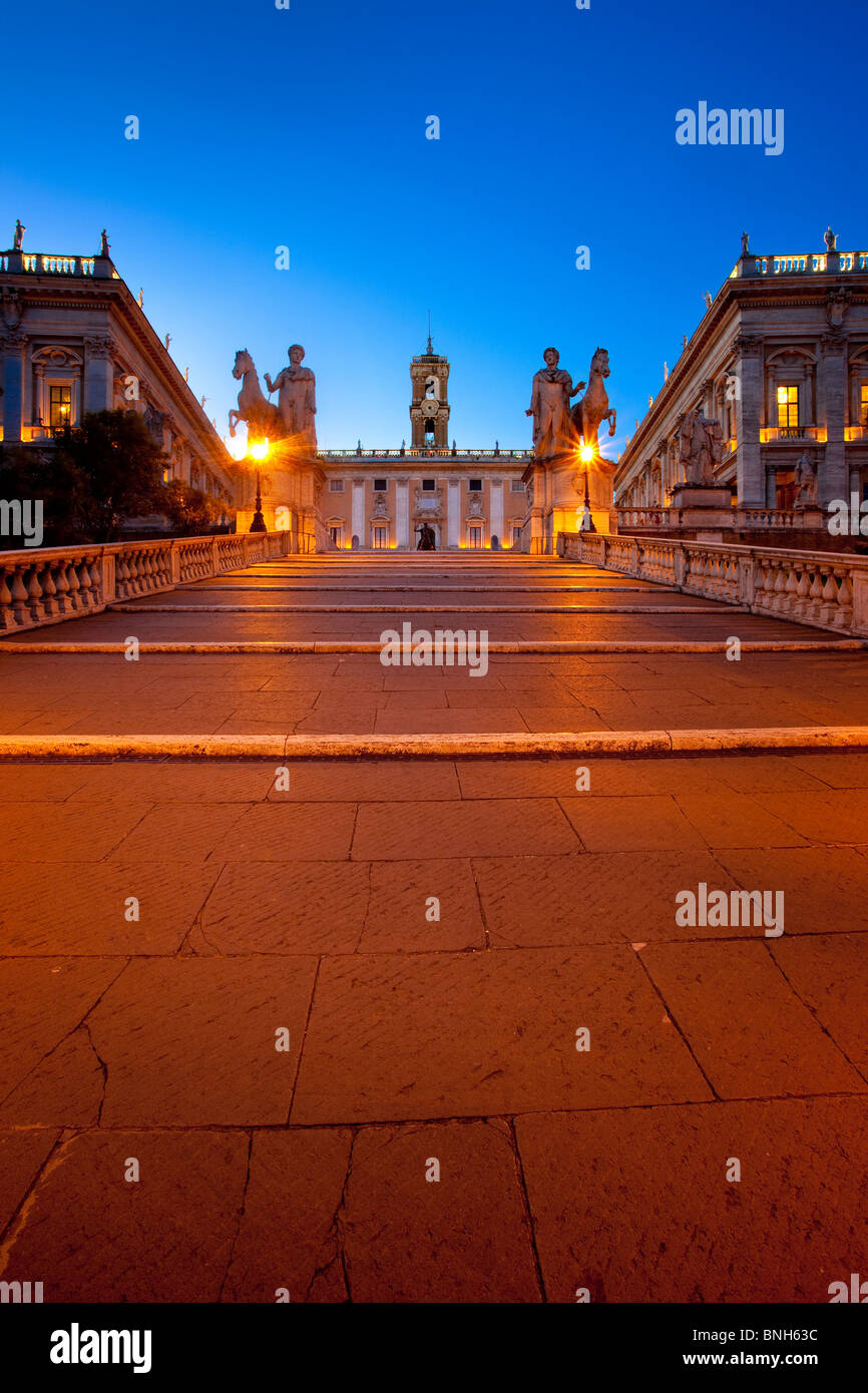 Cordonata staircase designed by Michelangelo and the Piazza del ...