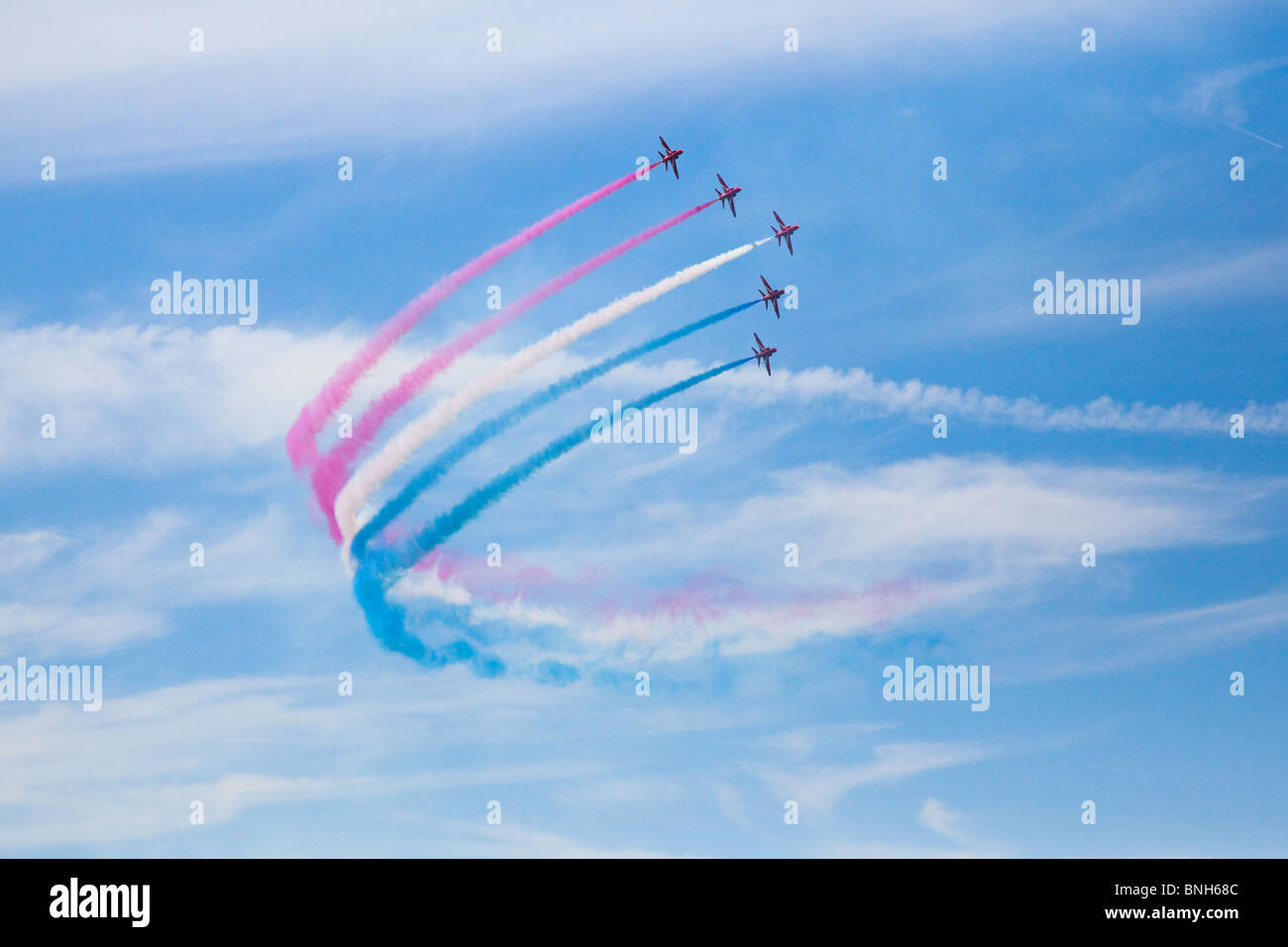 Red Arrows Air Show at Biggin Hill 2010 Stock Photo - Alamy