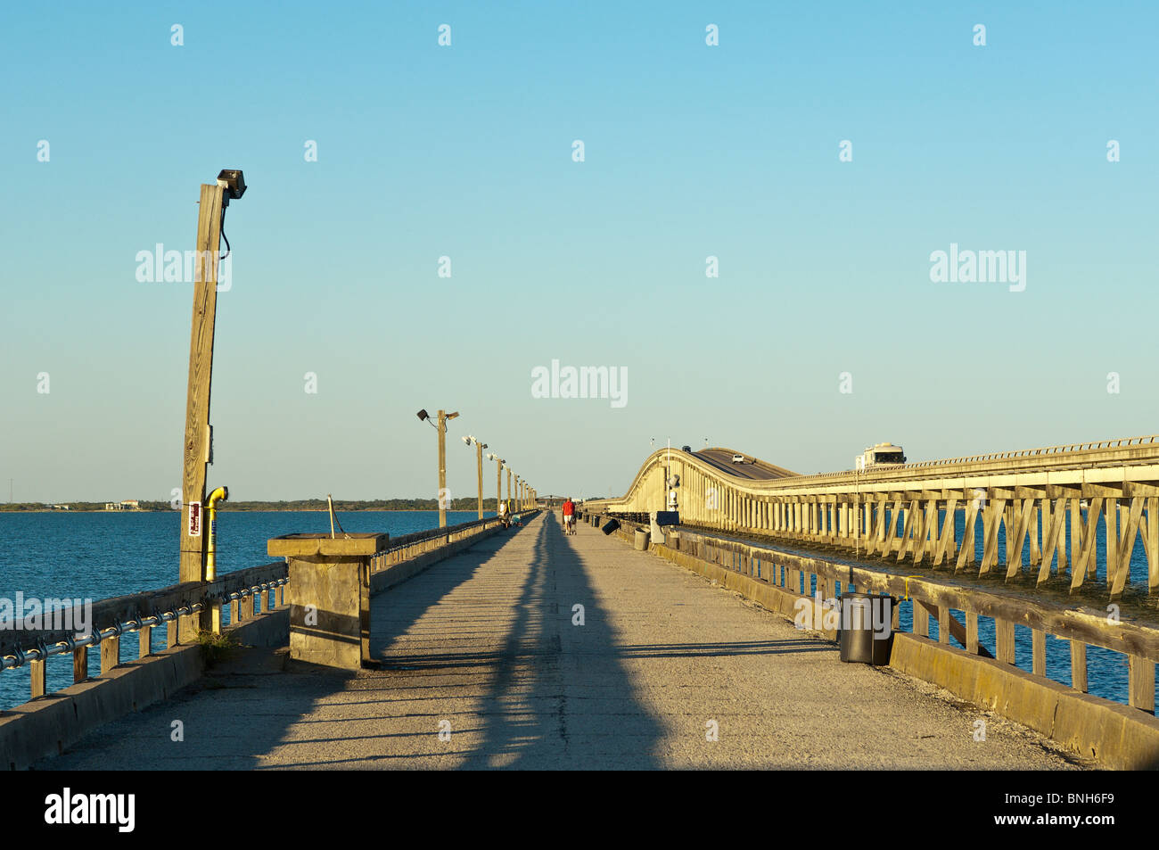 Capano Bay Fishing pier, Rockport, Texas Stock Photo - Alamy