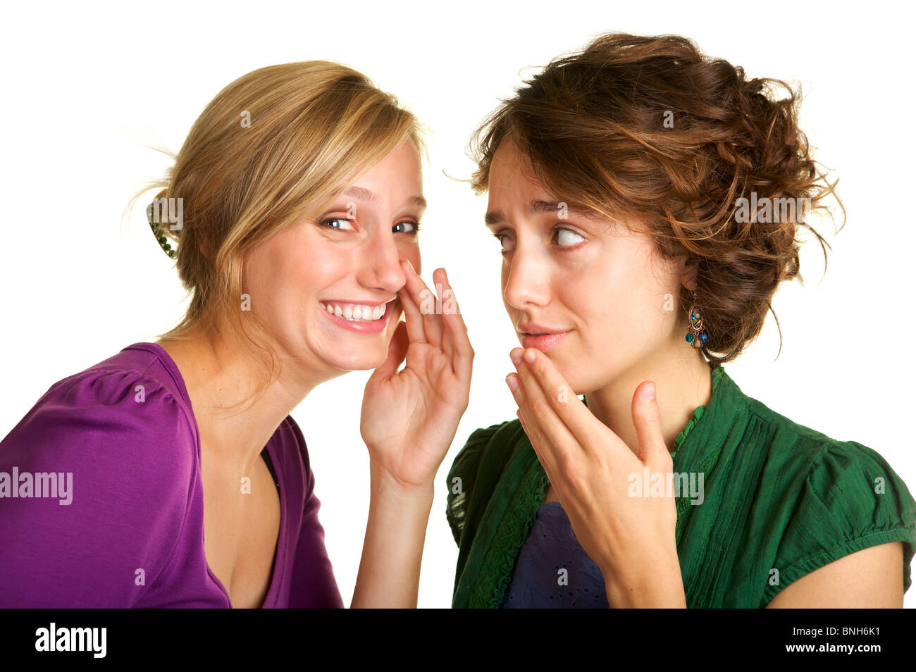 Telling secrets hi-res stock photography and images - Alamy