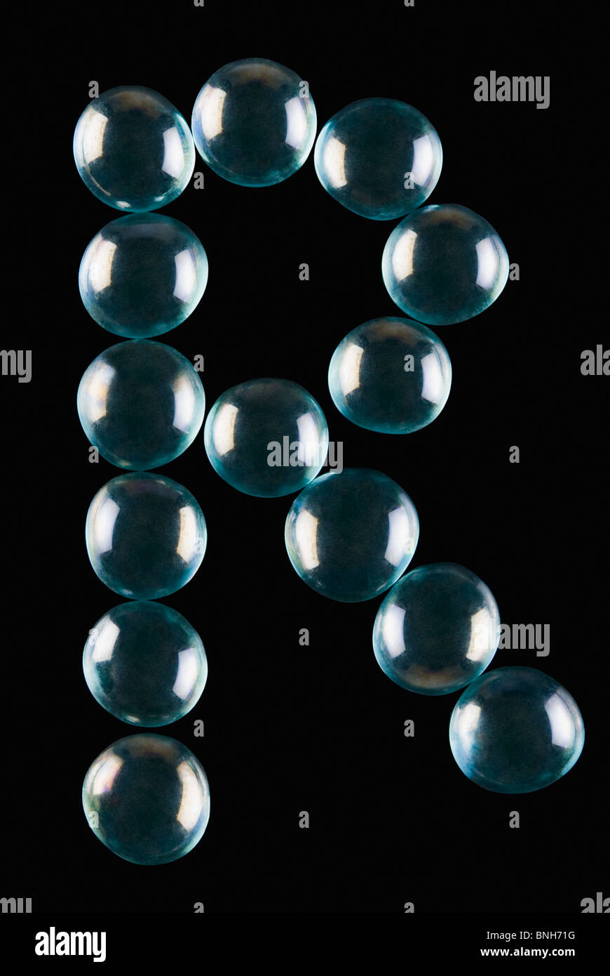 Letter r in glass hi-res stock photography and images - Alamy