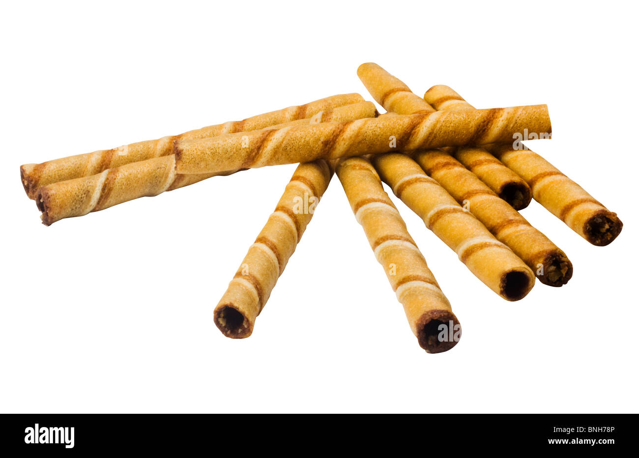 Close-up of chocolate wafer sticks Stock Photo - Alamy