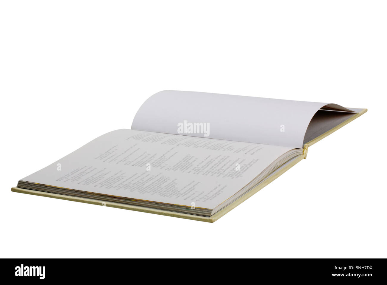 Close-up of an open book Stock Photo - Alamy