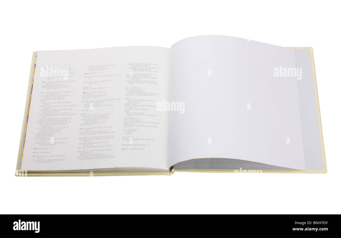 Open book cut out text hi-res stock photography and images - Alamy