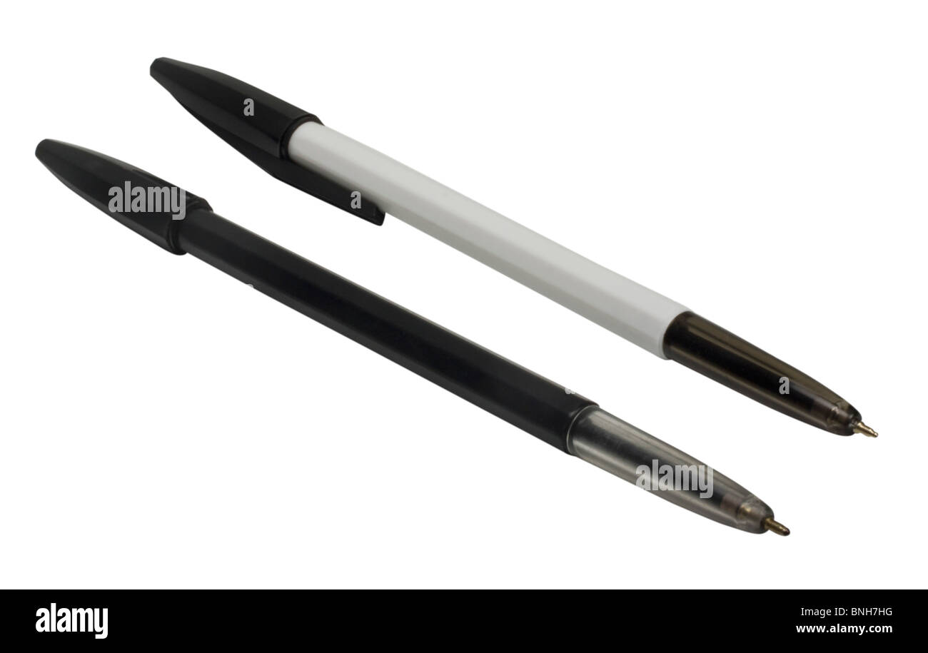 Black ballpoint pens hi-res stock photography and images - Alamy