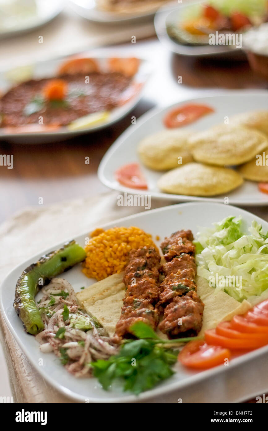 Turkish traditional foods Stock Photo - Alamy